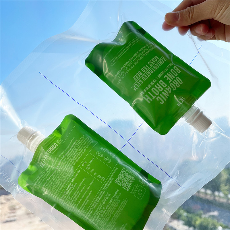 Custom Product Compostable Laminated Three Side Seal Sustainable Frozen ...