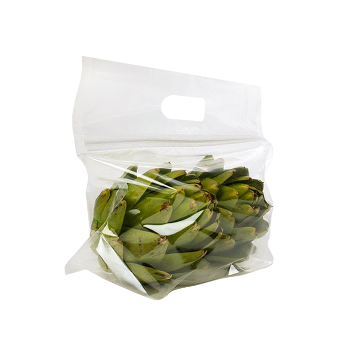 Customized Eco Cellulose Plastic Biodegradable Fruit Bags with Handle ...