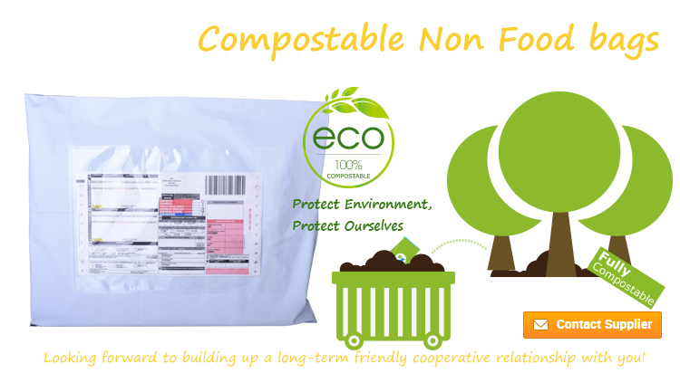 Custom Eco Friendly Mailers Resealable Compostable Mailing Bags Biodegradable Bag Manufacturers ...
