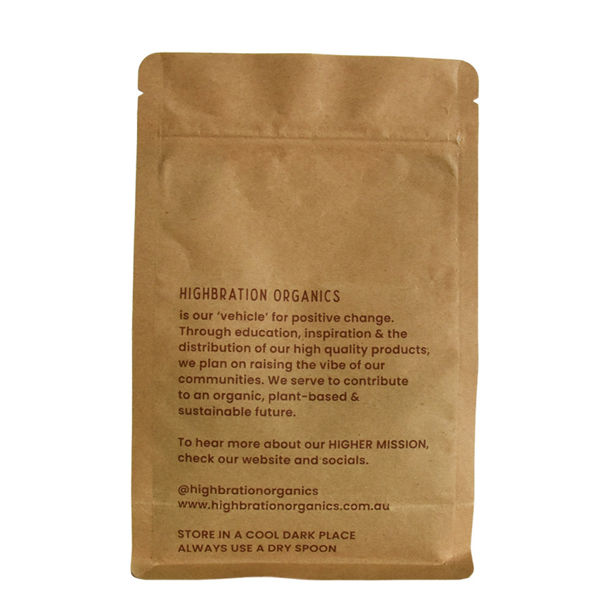 Compostable Resealable Kraft Paper Empty Coffee Tea Bags from China ...